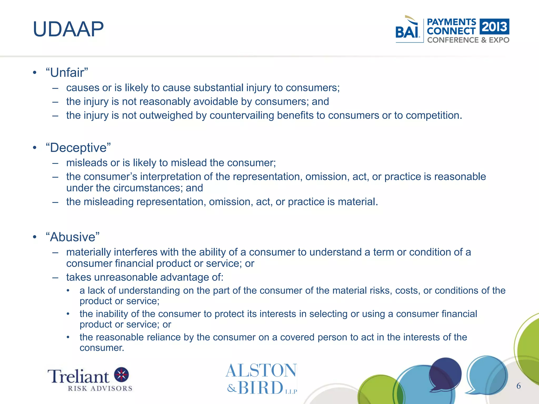 Product Design in the Age of UDAAP | PDF