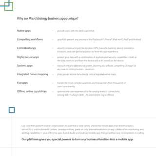 MicroStrategy App for the Financial Services Industry | PDF