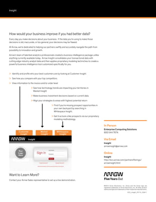 Arrow Insight 2014 | PDF | Free Download