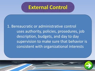 External Controls