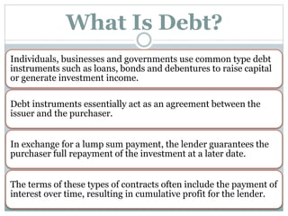 External debt of india | PPTX