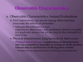 External determinants of attraction | PPTX