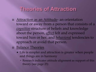 External determinants of attraction | PPTX