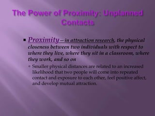 External determinants of attraction | PPTX