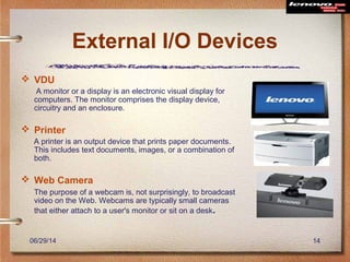 External device and peripherals pankaj prasad gupta | PPT