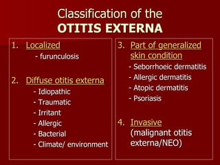 Diseases of the External Ear | PPT