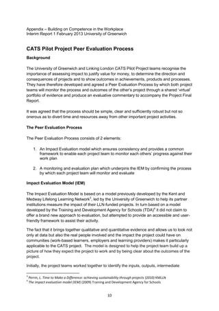 External evaluation of the peer evaluation process final1 | PDF