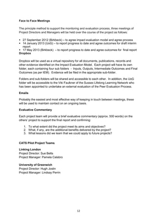 External evaluation of the peer evaluation process final1 | PDF