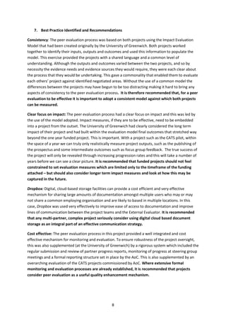 External evaluation of the peer evaluation process final1 | PDF