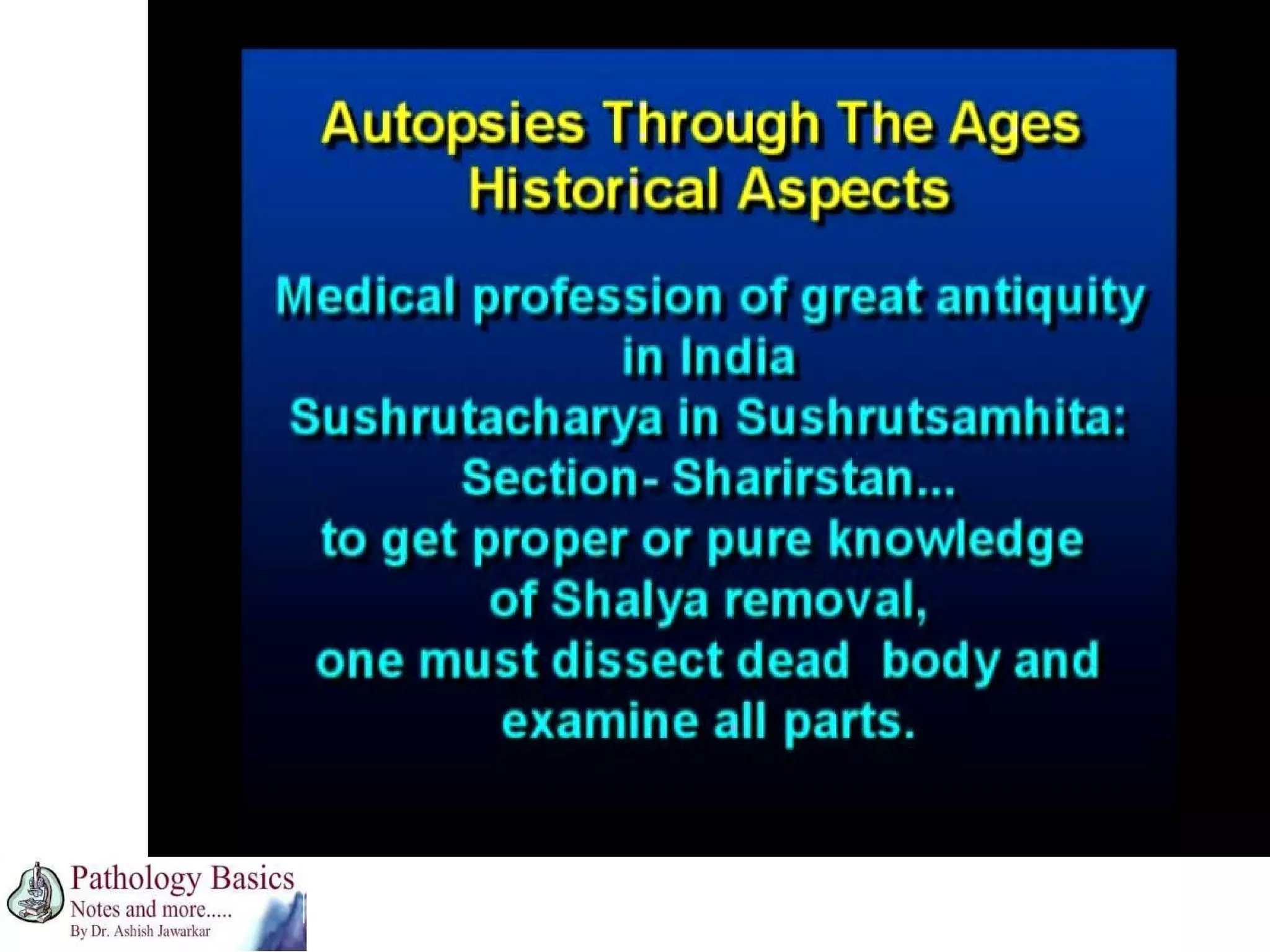 External examination at autopsy | PPT