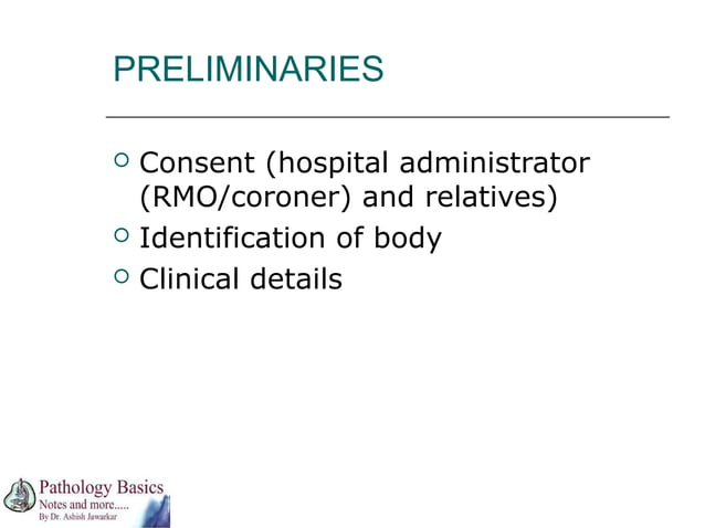 External examination at autopsy | PPT | Diseases and Conditions ...