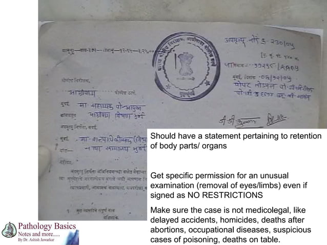 External examination at autopsy | PPT | Diseases and Conditions ...
