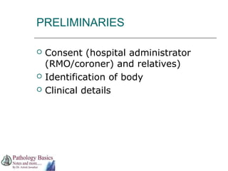 External examination at autopsy | PPT
