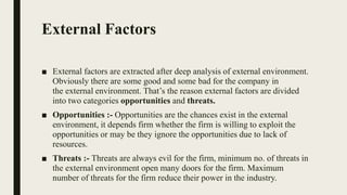 External factor evaluation | PPTX