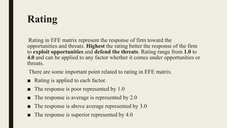 External factor evaluation | PPTX