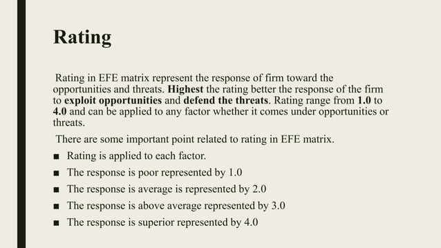 External factor evaluation | PPTX