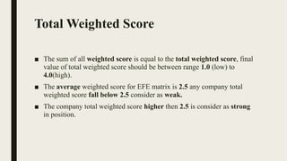 External factor evaluation | PPTX