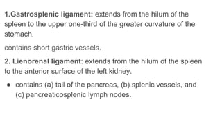 External features and relations of spleen.pptx