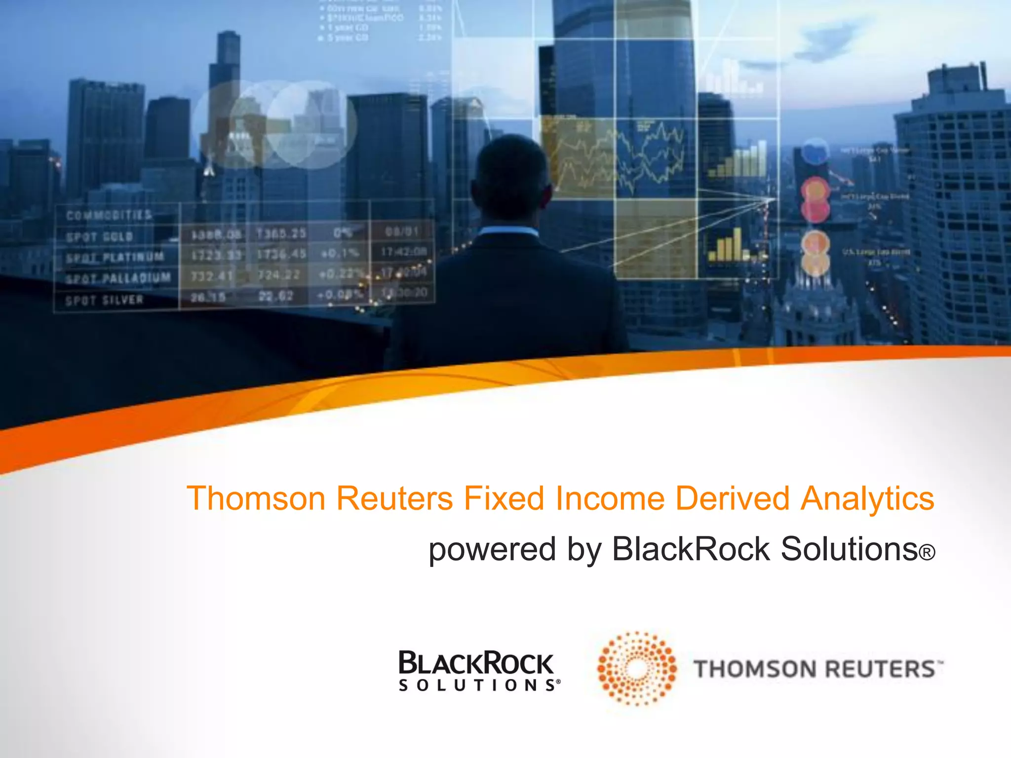 Fixed Income Derived Analytics Powered By BlackRock Solutions | PDF
