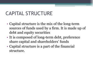 Qualities of a good capital structure | PPTX