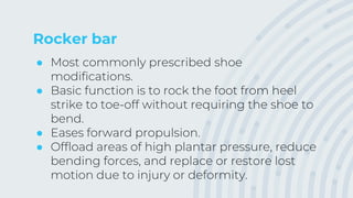 External foot/shoe modification | PPTX