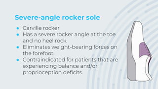 External foot/shoe modification | PPT