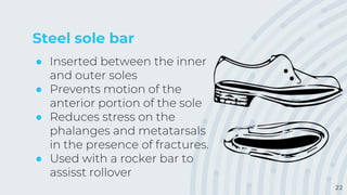 External foot/shoe modification | PPTX