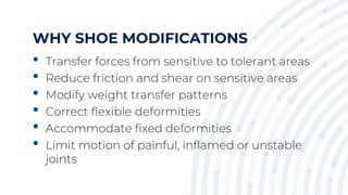 External foot/shoe modification | PPTX