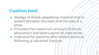 External foot/shoe modification | PPTX
