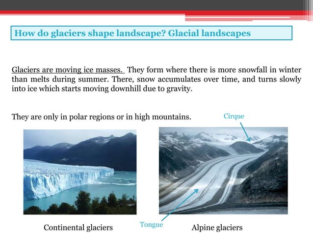 External geological processes and landscapes | PPTX