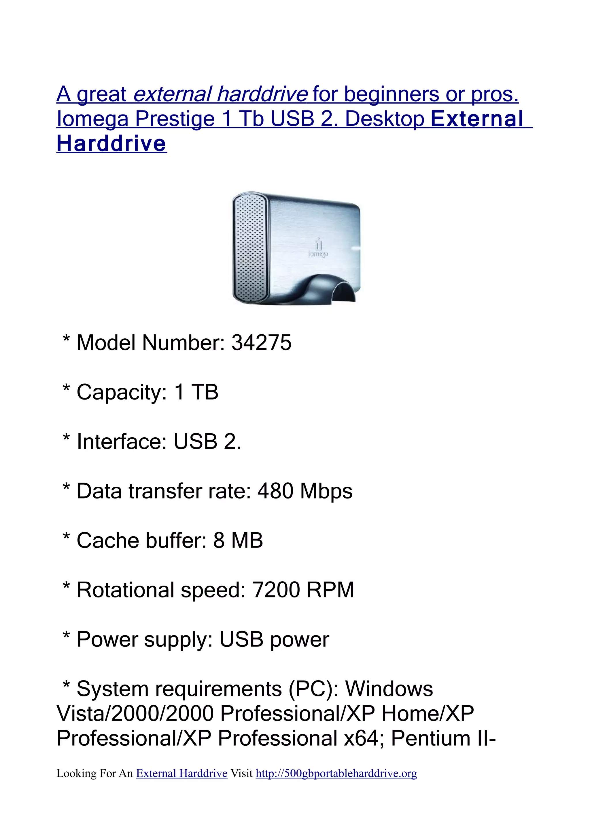External Harddrive | ODT