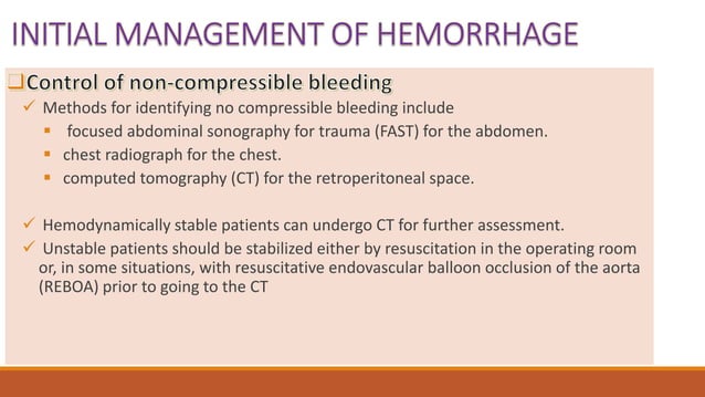 External hemorrhage | PPTX