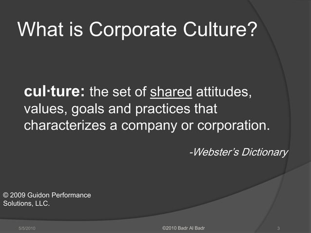 Driving a High Performance Culture | PDF