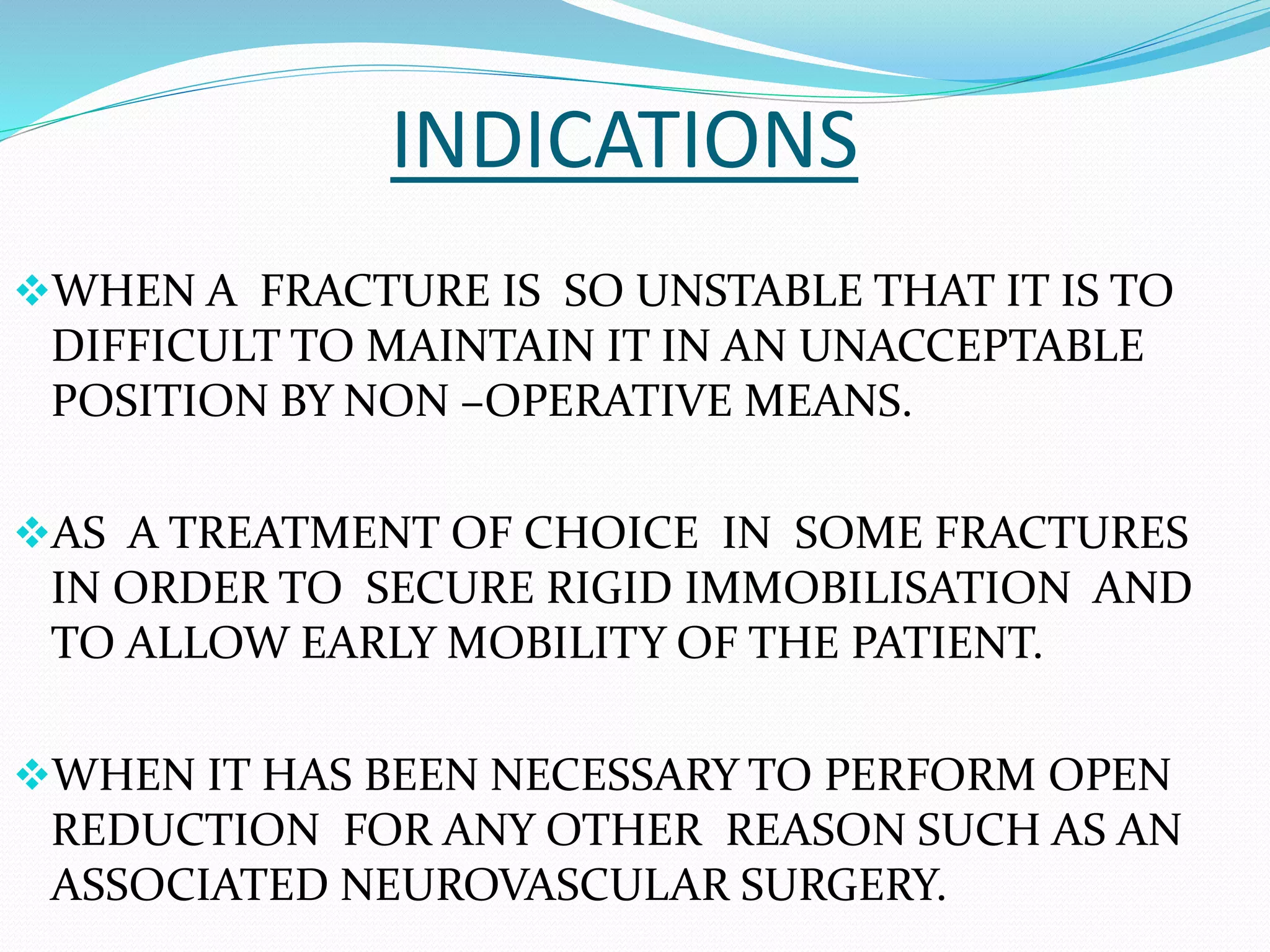 External, internal fixation, DCP and Cast Syndrome | PPTX