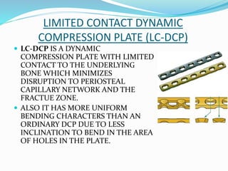 External, internal fixation, DCP and Cast Syndrome | PPTX