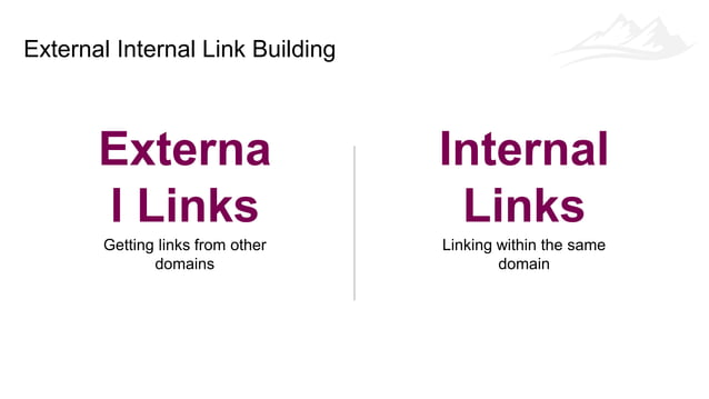 External internal link building | PPT