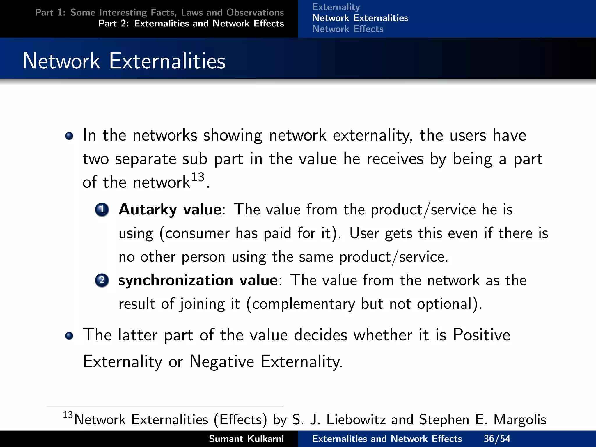 Externalities and network effects (examples, laws and interpretations) | PPT