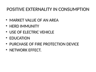 Presentation on EXTERNALITY. What is Externality | PPTX