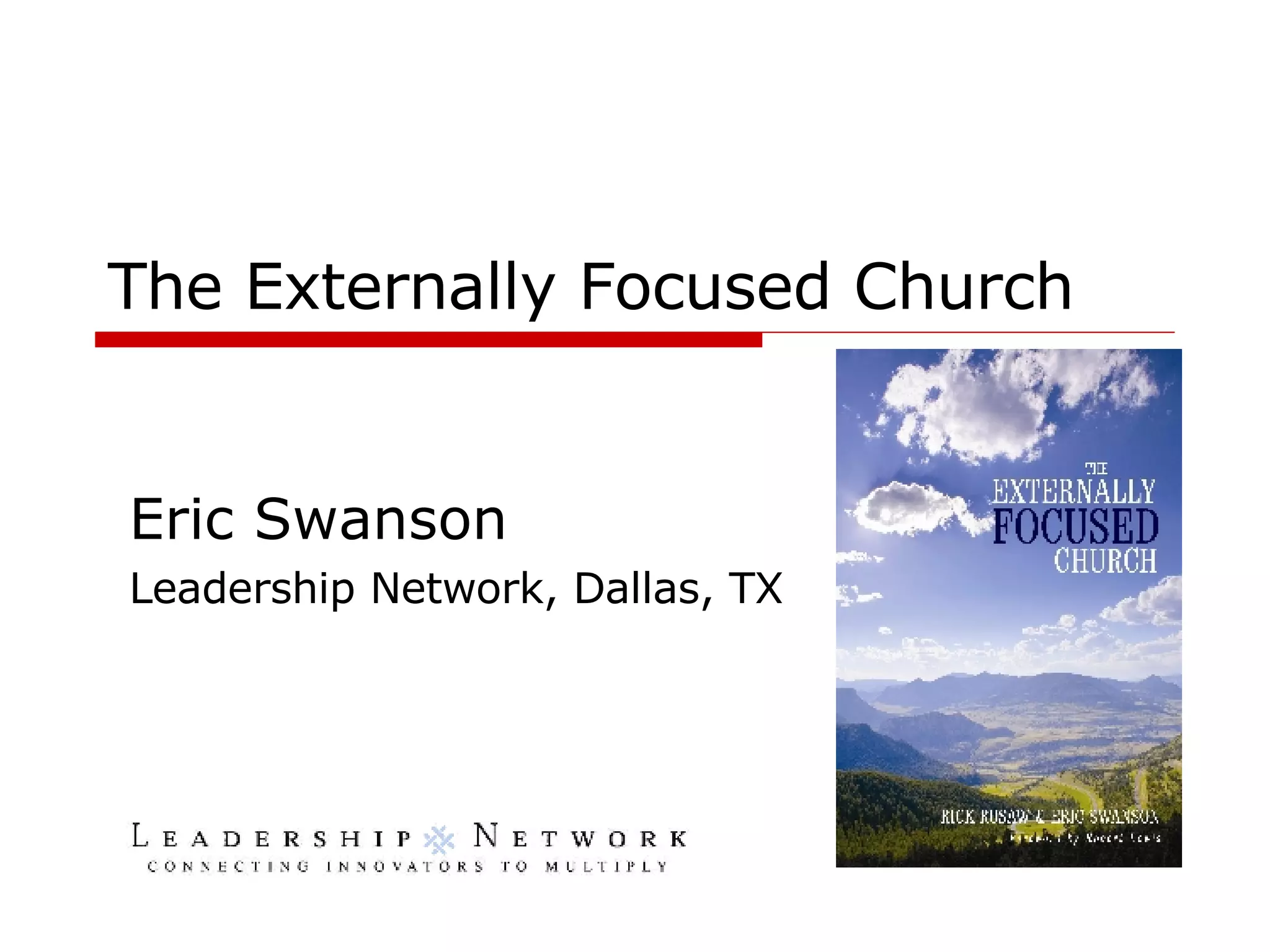 Externally Focused Church Introduction | PPT