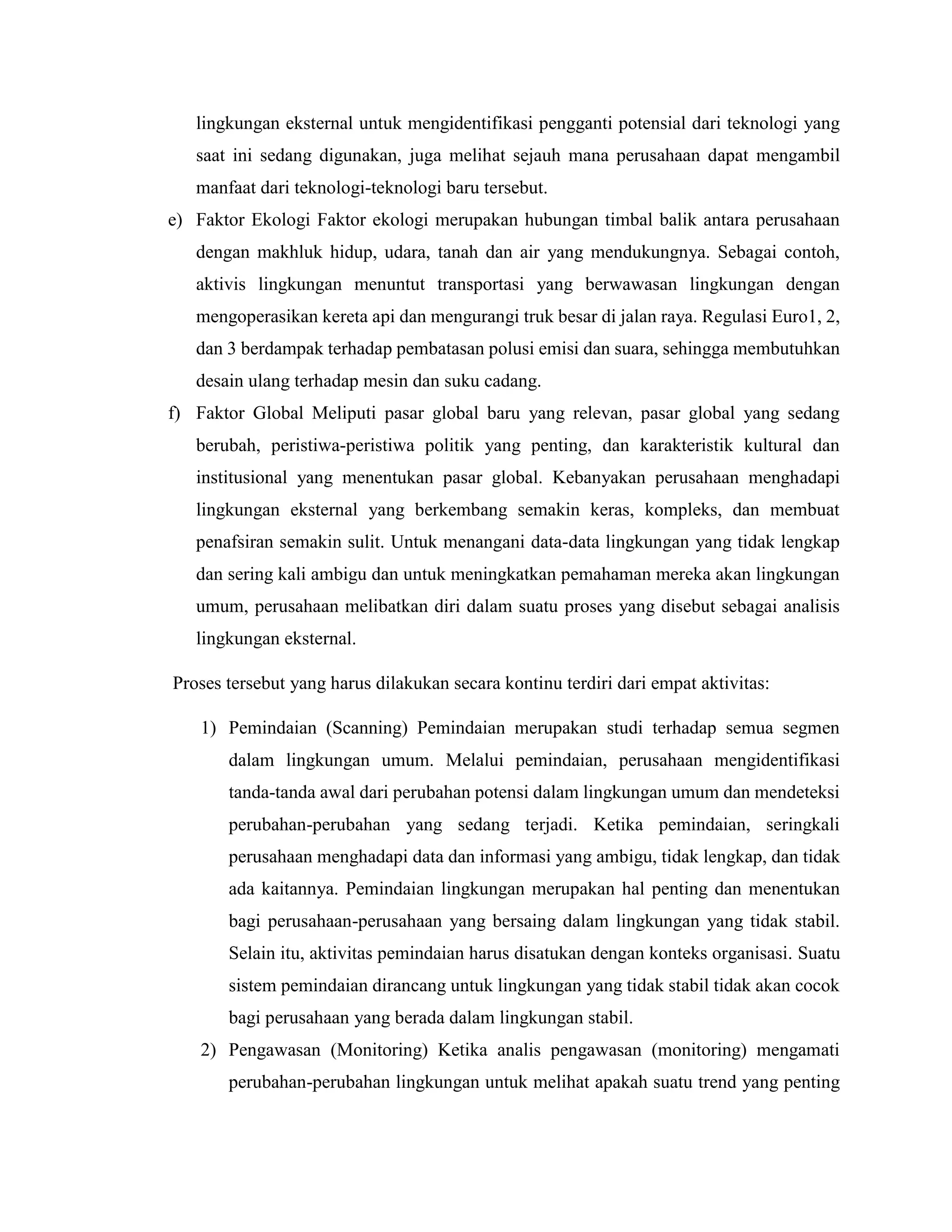 External macro environment analysis | PDF