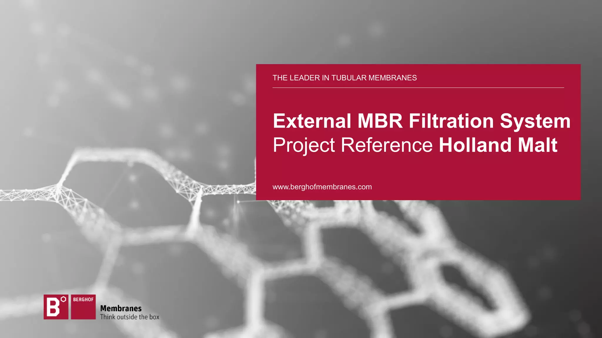 External MBR Filtration System | PDF