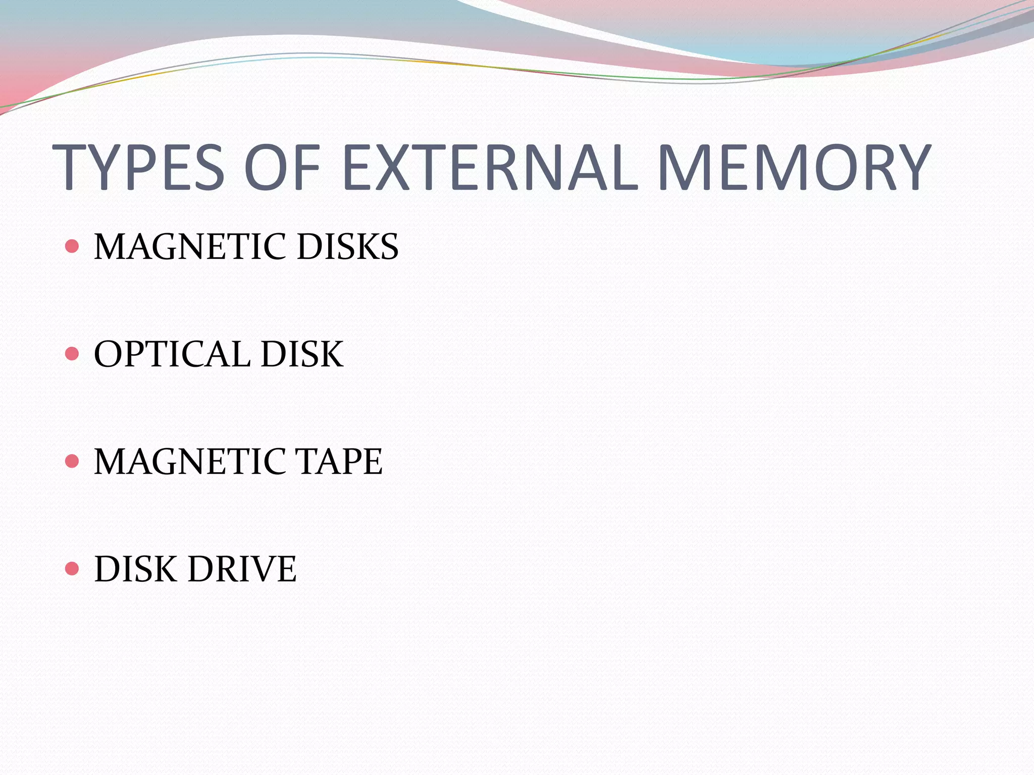 External memory | PPTX