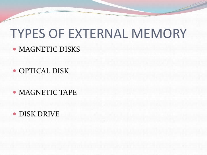 External memory