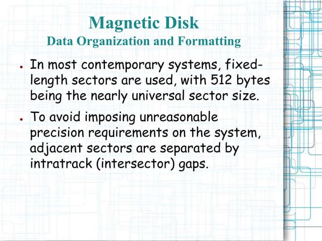 External Memory Computer Architecture Ppt