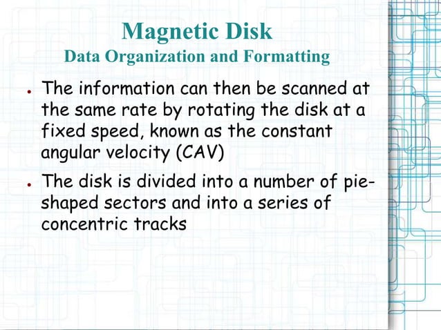 External memory - Computer Architecture | PPTX