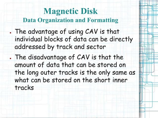 External memory - Computer Architecture | PPTX