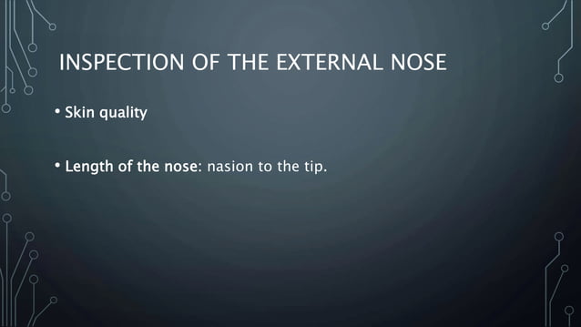 External nasal anatomy | PPTX
