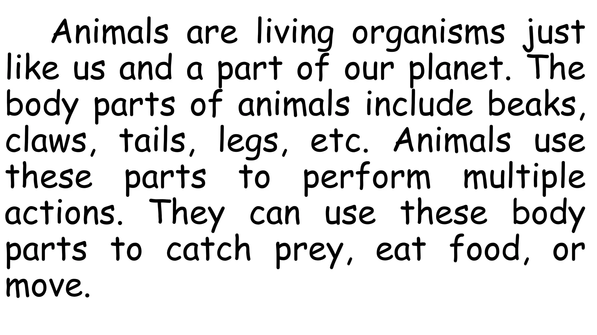 External parts of animals Science 6.pptx