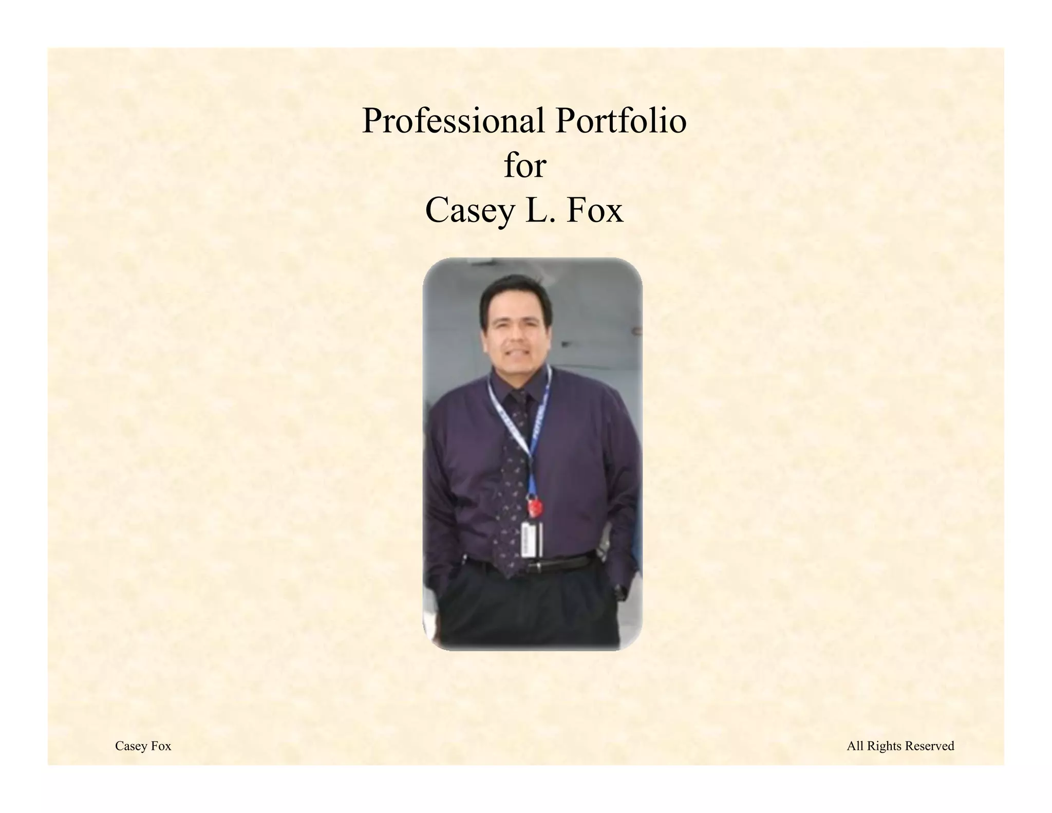 External Portfolio For Casey Fox | PPT