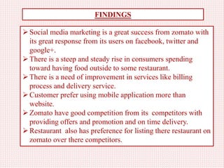 From Zero to Zomato | PPTX